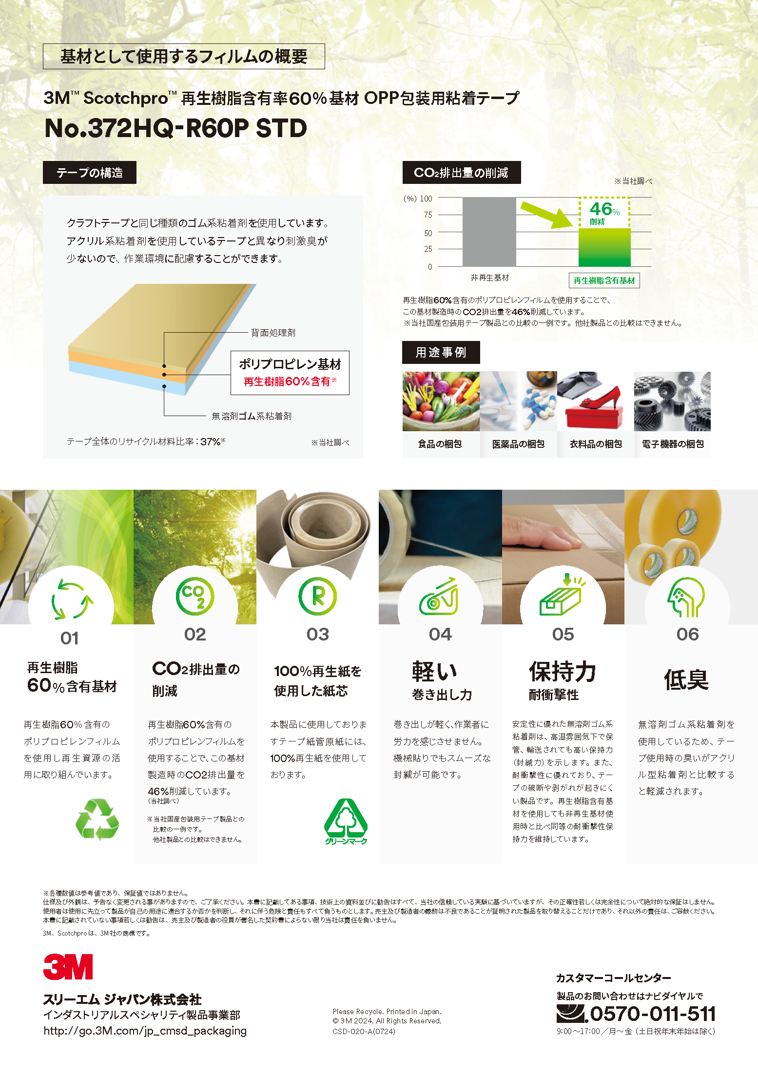 3M OPPテープHQ R60シリーズ | テープ | 包装・梱包 | 株式会社トヨコン